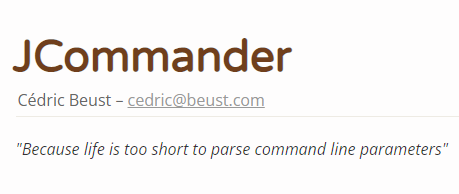 jcommander使用指南 - 从大数据到人工智能